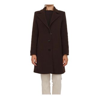 Marella Cappotto Marrone - - Coats - Damen - Braun - XL
