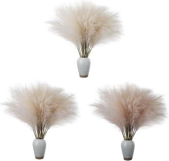 Generico Bouquet d de Canne - Pampas Bouquet Beige | Pampas Talls d | Fausses Fleurs artificielles Hautes | D&eacute;coration de Mariage en Plein air int&eacute;rieur, Cuisi