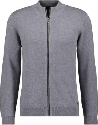 Ragman Herren Cardigan mit feiner Struktur (DE/NL/SE/PL, Alphanumerisch, XXL, Regular, Regular, Mittelgrau-015)