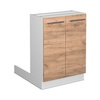 Vicco Lot de cuisine Fame-Line, Ch&ecirc;ne de force dor&eacute;, 60 cm sans plan de travail Vicco