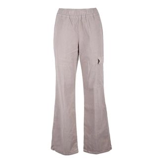 PANICALE Cargo in Velluto Wide Hosen - - Trousers - Damen - Rosa - XS
