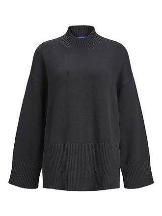 Jack & Jones Jack & Jones Jxsiana Twist High Neck Knit Noos Pull en Tricot, Femme, Schwarz, XS
