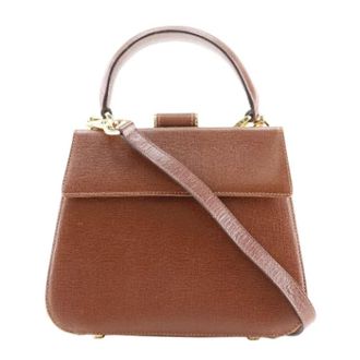 Ferragamo Pre-owned Leder Handtaschen - - Pre-owned - Damen - Braun - ONE SIZE