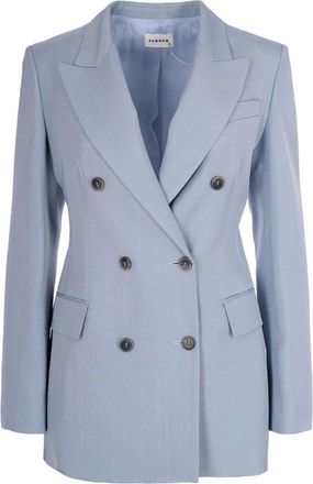 P.A.R.O.S.H. P.a.r.o.s.h., Femme, Vestes, Bleu, Taille: 42 FR Blazer Crois&eacute;