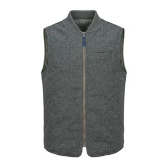 Bl'ker Donegal Weste Wendbar Eule - - Jackets - Herren - Gr&uuml;n - 3XL