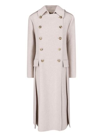 Ermanno Scervino Double-Breasted Wool-Blend Coat