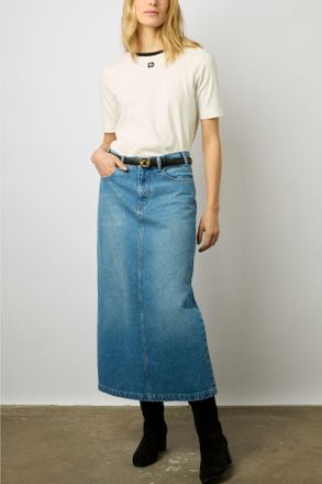Gerard Darel Jupe longue en denim - DONA - Jeans