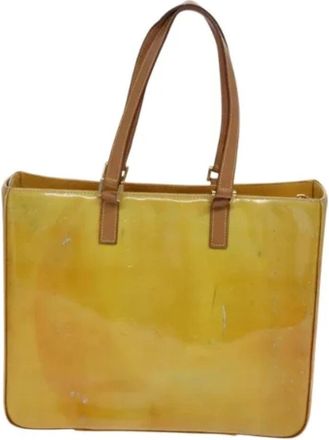 Louis Vuitton Pre-owned Cuir sacs-louis-vuitton - Femme - Pre-owned - Jaune - Taille: ONE Size