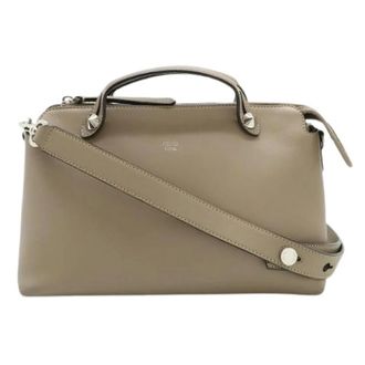 Fendi Pre-owned Leder By The Way Medium Handtasche - - Pre-owned - Damen - Grau - ONE SIZE