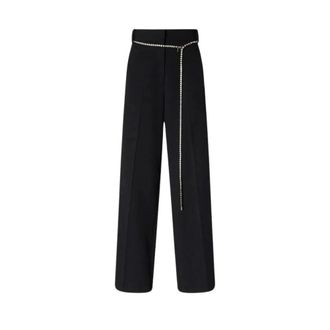 Pinko Cedro Wide Hosen - - Trousers - Damen - Schwarzk - M