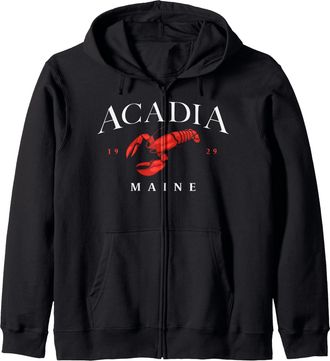 Trendy Apparel Acadia Maine 1929 National Park Lobster Kapuzenjacke