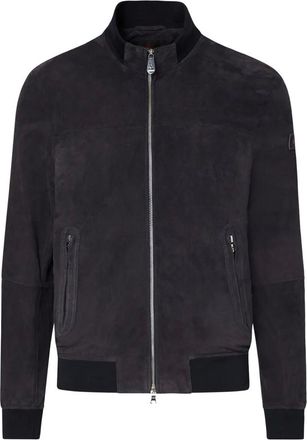 Peuterey Homme, Vestes, Bleu, Taille: XL Sands Suede Bomber Jacket