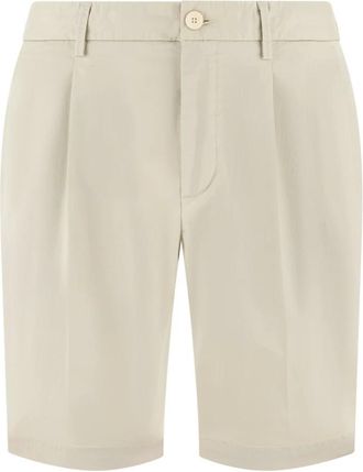 Boggi Milano Homme, Shorts, Beige, Taille: 3XL Short Coulisse en Coton Stretch