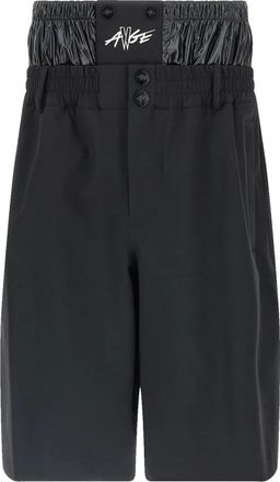 Moncler Homme, Shorts, Noir, Taille: M Rocky Bermuda Shorts