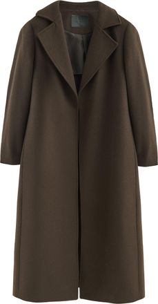 Polo Club Mantel Camila dunkelbraun mit Polo Club-Logo