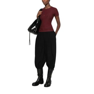 BASERANGE Femme, Tops, Rouge, Taille: 36 FR Tee-shirt Coeur