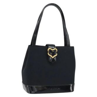 Saint Laurent Pre-owned Vintage Canvas Handtasche - - Pre-owned - Damen - Schwarzk - ONE SIZE