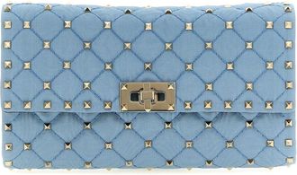 Valentino Garavani Femme, Sacs, Bleu, Taille: ONE Size Rockstud Spike Crossbody Bag