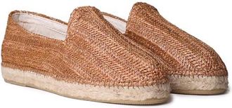Toni Pons Damasc Espadrilles pour homme fabriquées en raphia, marron, 39 EU