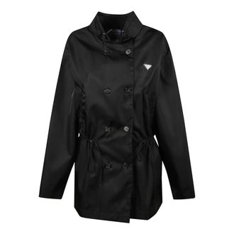 Prada Re-Nylon Regenjacke - - Jackets - Damen - Schwarzk - XS