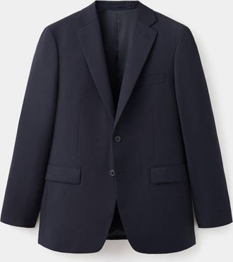 Mango Veste costume Tur&iacute;n 100 % laine bleu marine - Homme - 46 - MANGO MAN