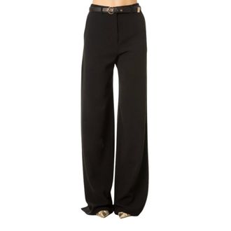 Max Mara Femme, Pantalons, Noir, Taille: 40 FR Pantalone palazzo