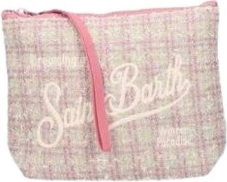 MC2 Saint Barth Aline Tweed Lurex - - Bags - Damen - Rosa - ONE SIZE
