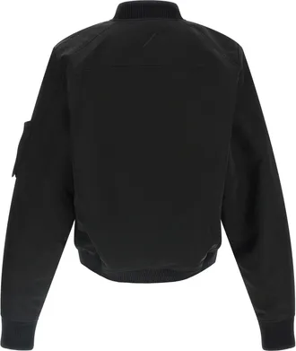 Thom Krom Recycled Technical Fabric Bomber Jacket - Black