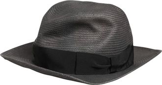Dolce & Gabbana Chapeau Fedora &agrave; larges bords - Homme - Accessoires - Gris - Taille: 59 CM