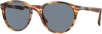 Persol Lunettes de soleil Po3152S - Homme - Accessoires - Brun - Taille: 52 MM