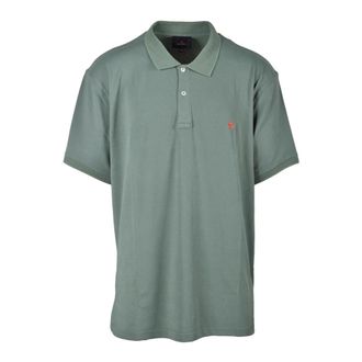 Peuterey Stretch Nylon Pique Polo - - Tops - Herren - Gr&uuml;n - 3XL