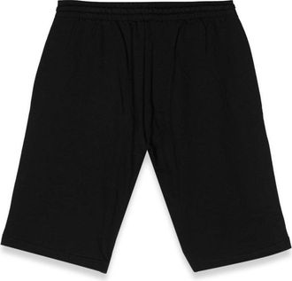 N&deg;21 Logo Cotton Bermuda Shorts - Black