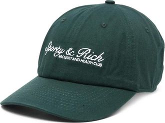 Sporty & Rich Femme, Accessoires, Vert, Taille: ONE Size Fores Cap