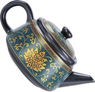 Lurrose Antike Keramik Teekanne Klassischer Chinesischer Teekrug f&uuml;r Zuhause und B&uuml;ro Leicht Tragbar Elegantes Design f&uuml;r Gongfu Teezeremonie und Freizeitgebr