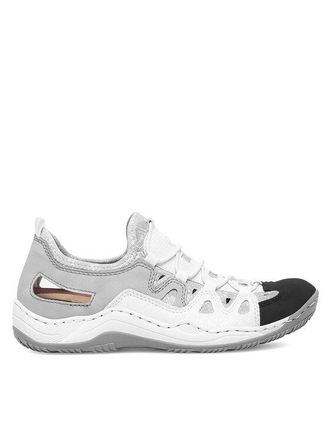 Rieker Sneakers L0539-80 Wei&szlig;
