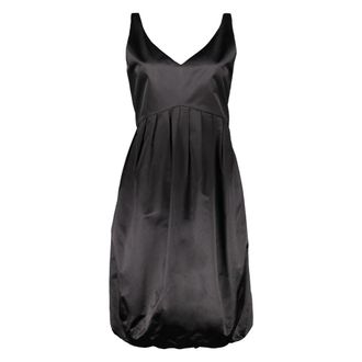 Burberry Seiden-Midikleid - - Dresses - Damen - Schwarzk - M
