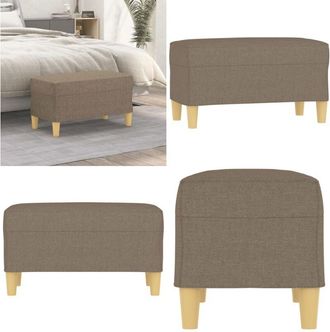 vidaXL Sitzbank Taupe 70x35x41 cm Stoff - Sitzbank - Flurbank - Sofa - Couch - Polstermöbel - Home & Living