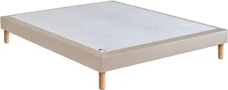 Ep&eacute;da Sommier tapissier 160x200cm - Beige - M&Eacute;DIUM EG&Eacute;RIE