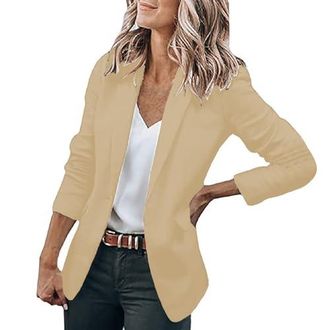 Generic Blazer pour femme &eacute;l&eacute;gant cintr&eacute; blazer long blazer d&eacute;t&eacute; traditionnel blazer long sportif moderne blazer sweat blazer d&eacute;contract&eacute; grandes tailles blaz