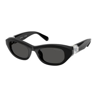 Swarovski Stylische Sonnenbrille - - Accessories - Damen - Schwarzk - 50 MM