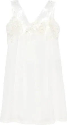 Maison Margiela Lace-trim Tulle-overlay Dress