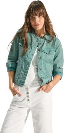 Cecil B212206 Veste en Jean, Vert Adriatique, Taille Unique Femmes, Adriatic Green, Regular Womens