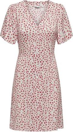 Only Onlevida S/S WVN Noos Robe Courte, Cloud Dancer, S