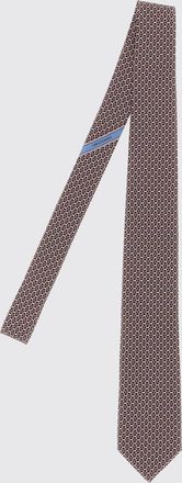 Ferragamo Krawatte aus reiner Seide mit durchgehendem Gancini-Monogramm