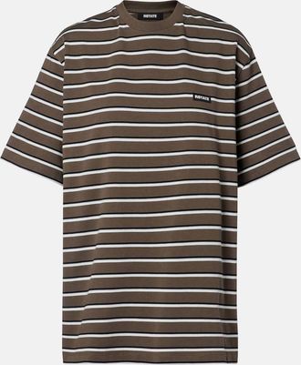 Rotate T-shirt oversize rayé en coton