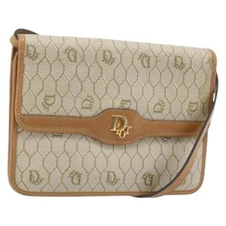 Dior Pre-owned Vintage Schultertasche - - Pre-owned - Damen - Beige - ONE SIZE