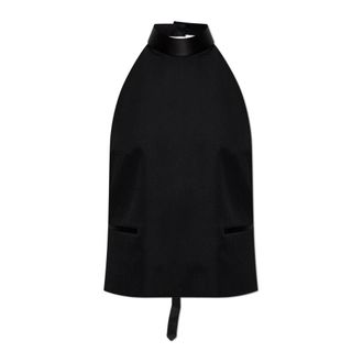Alexander McQueen Woll-Top - - Tops - Damen - Schwarzk - S