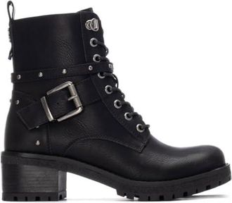 Refresh Bottines Femme Noir - Chaussures confortables et polyvalentes - Mode décontractée - Modèle 17324703 (Taille36)