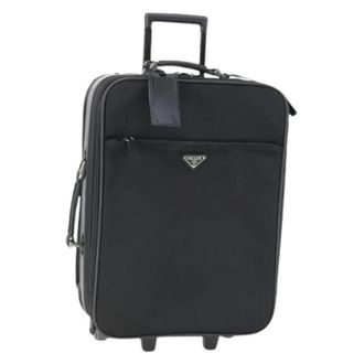 Prada Pre-owned Nylon Weekender-Tasche - - Pre-owned - Damen - Schwarzk - ONE SIZE