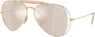 Ray-Ban Les Lunettes de Soleil The Outdoorsman - unisex - Accessoires - Jaune - Taille: 58 MM